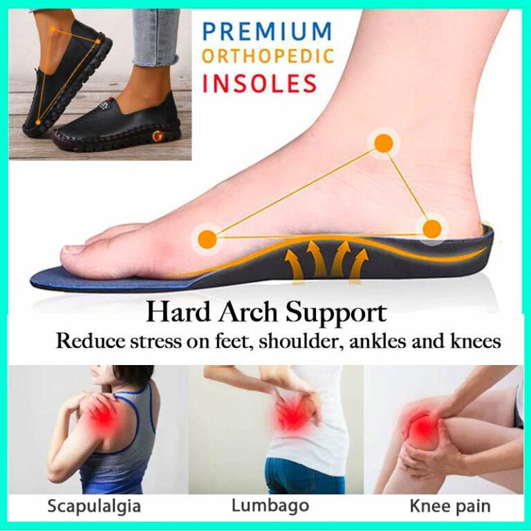 Orthofit™ Leather Step – Ergonomic Pain Relief Walking Shoes – Dalphane